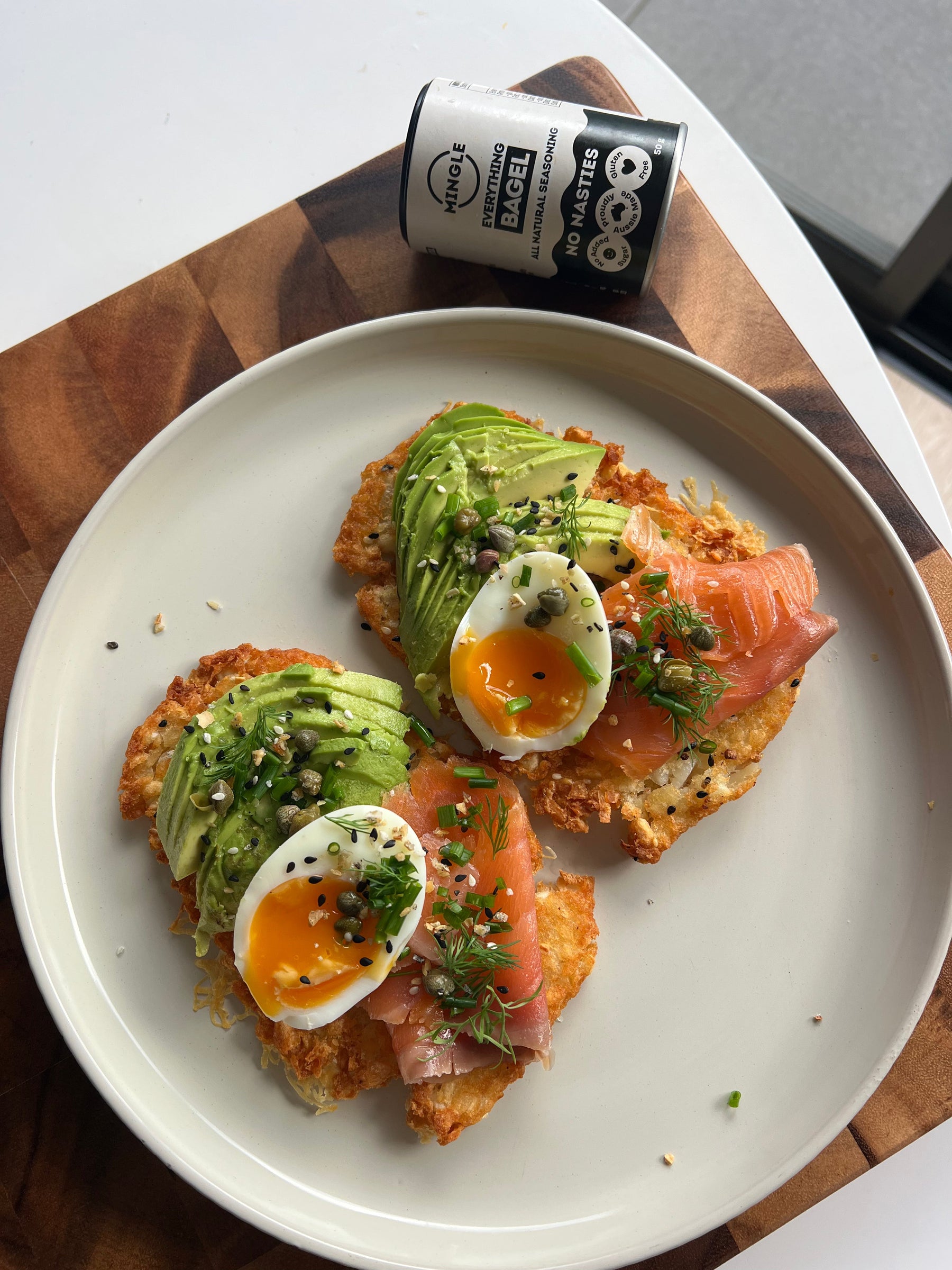 Smoked Salmon Hashbrown Tacos – Mingle