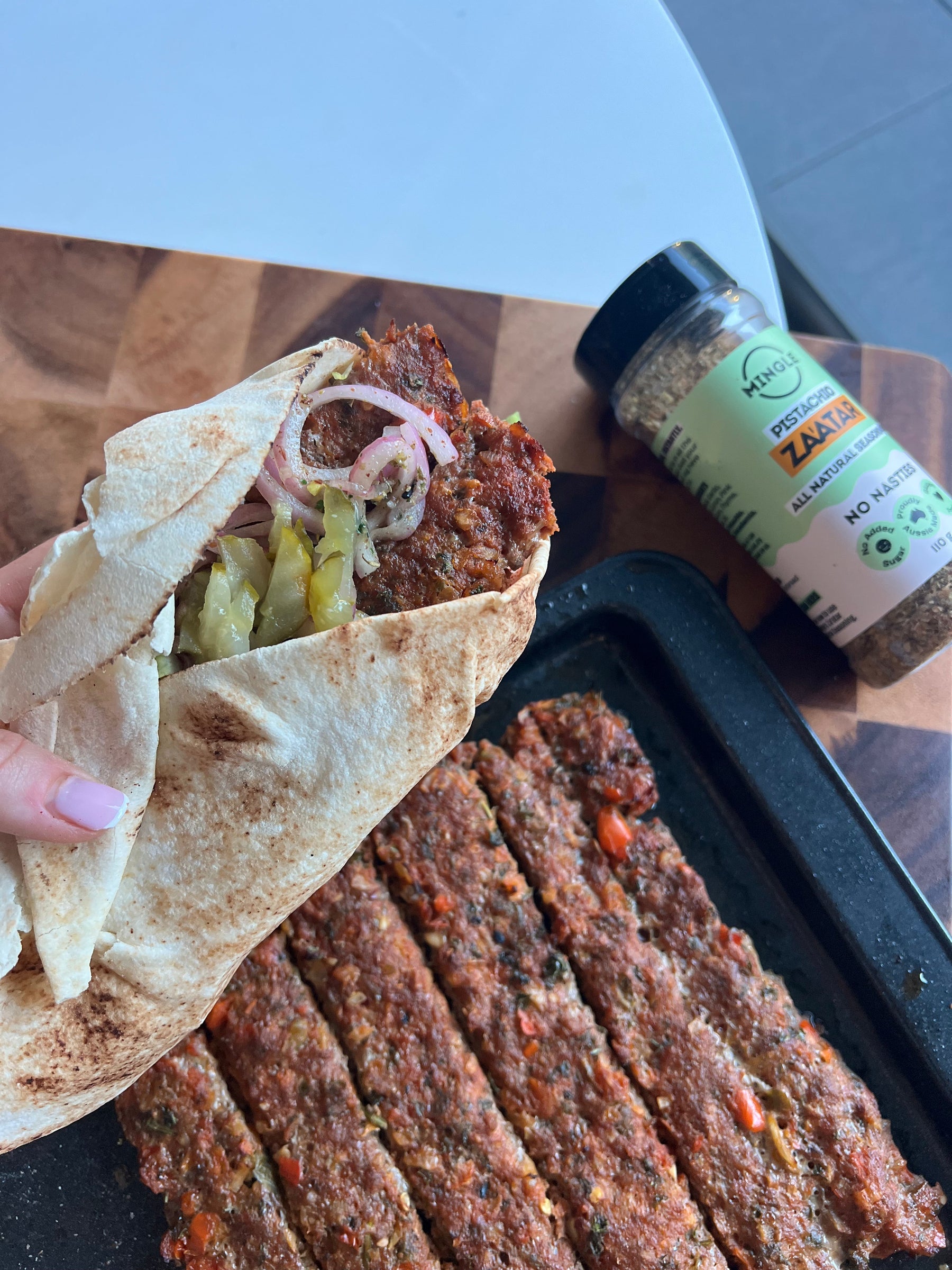 Zaatar Sheet Pan Kebabs – Mingle