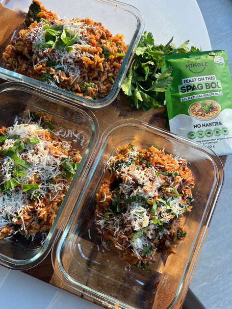 Spag Bol Orzo Meal Prep – Mingle