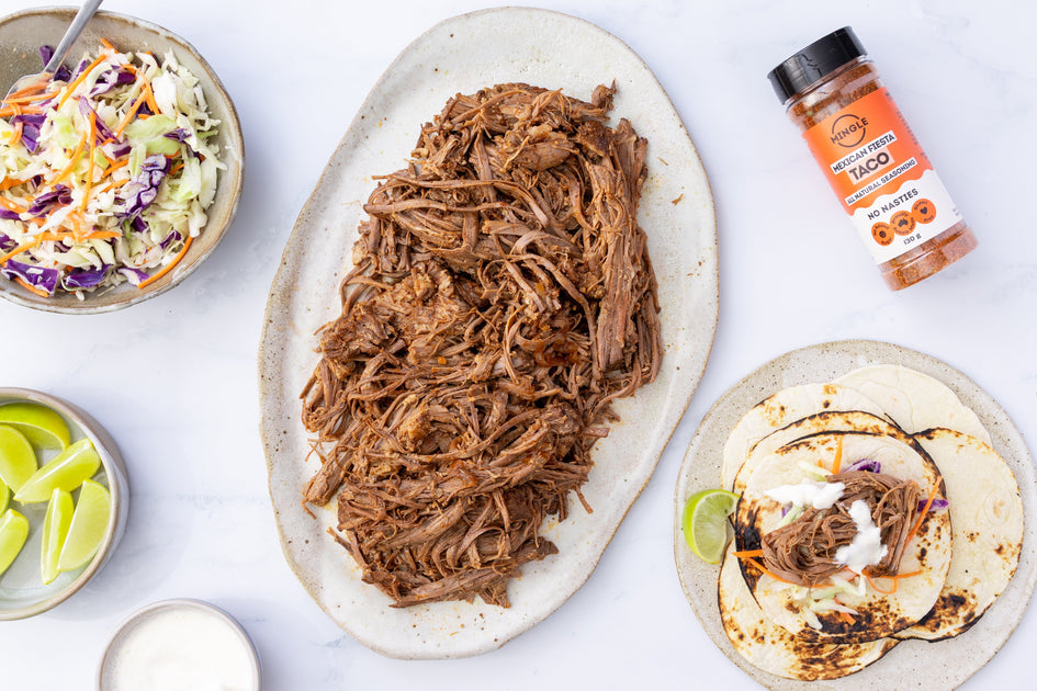 Slow Cooked Pulled Beef Tacos – Mingle