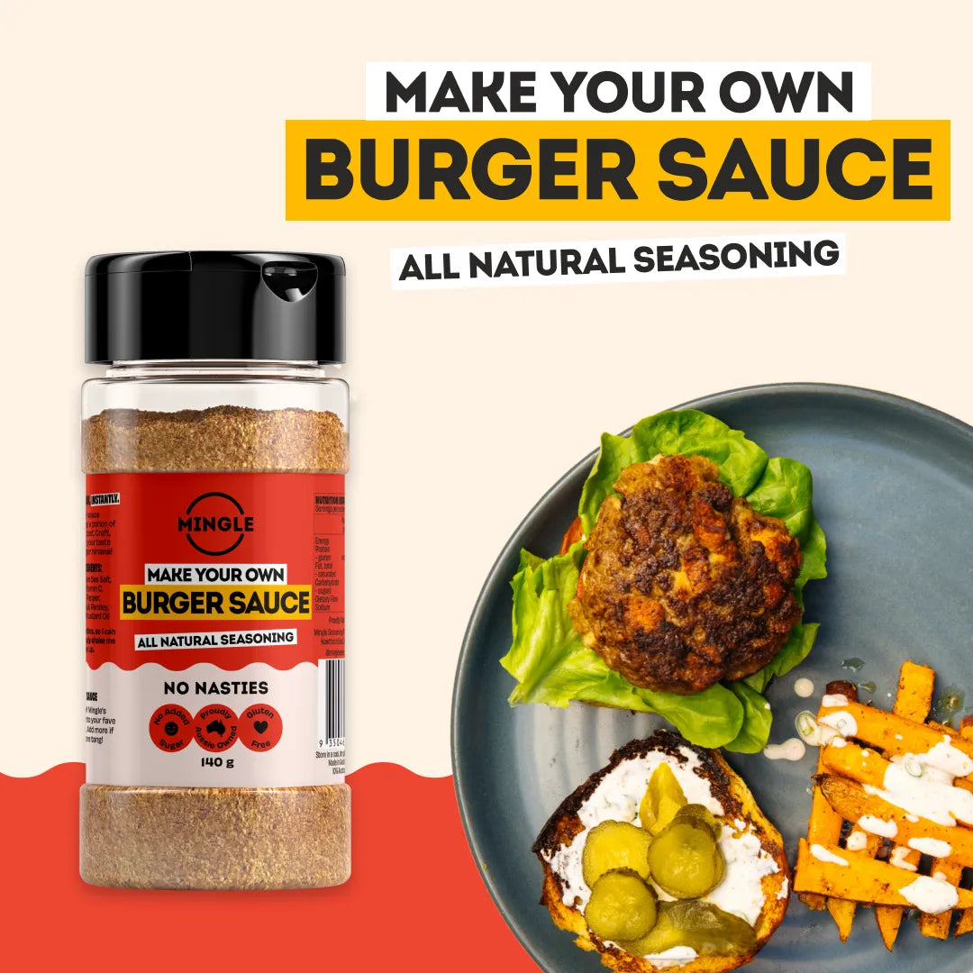 DIY BURGER SAUCE SEASONING - LARGE BOTTLE – Mingle
