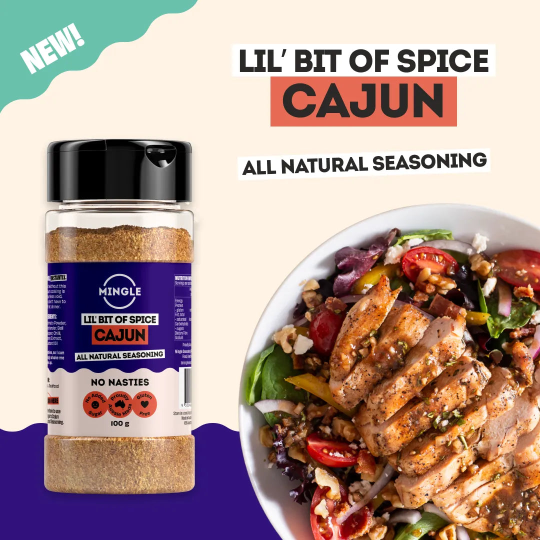 CAJUN SEASONING - LARGE BOTTLE – Mingle