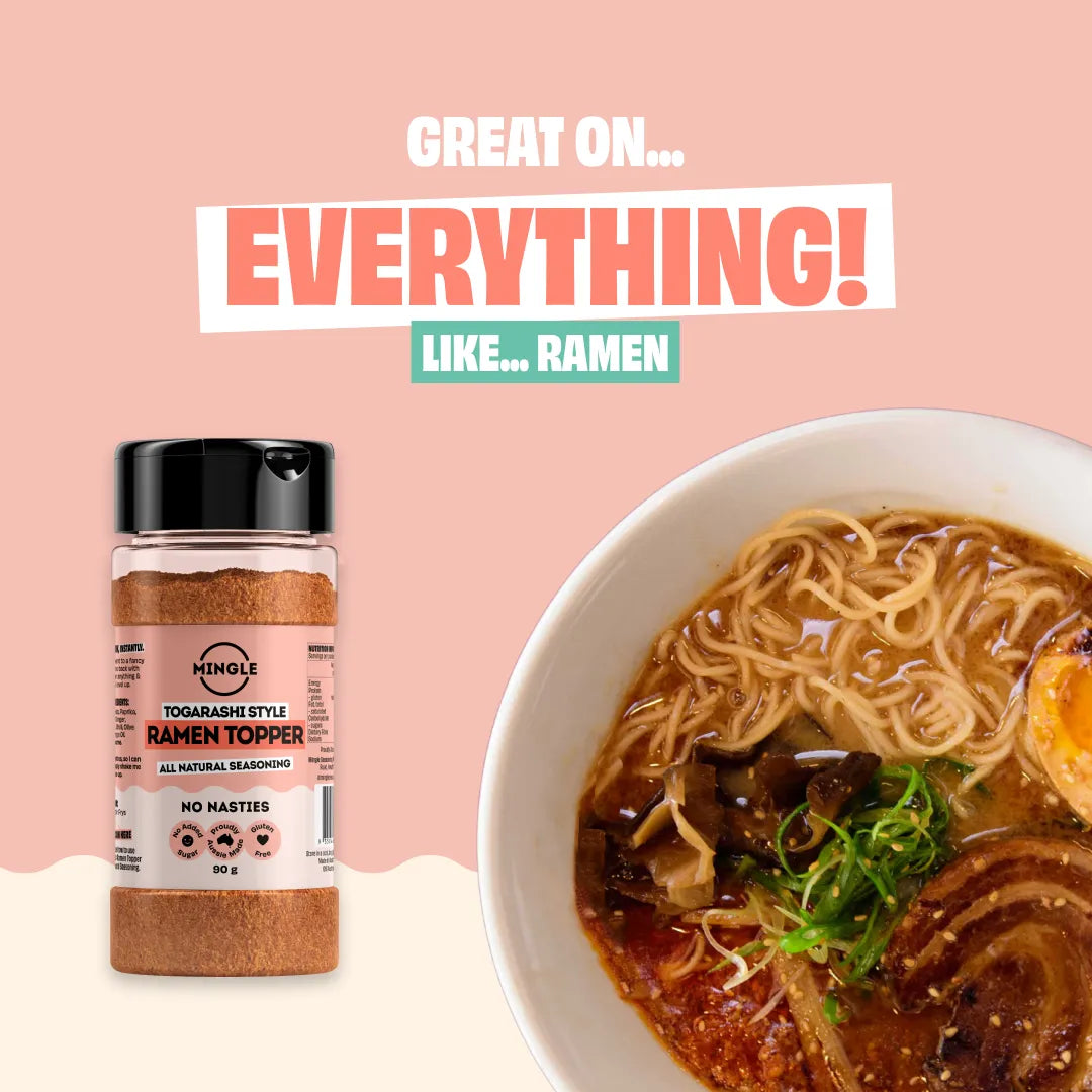 TOGARASHI RAMEN TOPPER SEASONING - LARGE BOTTLE – Mingle