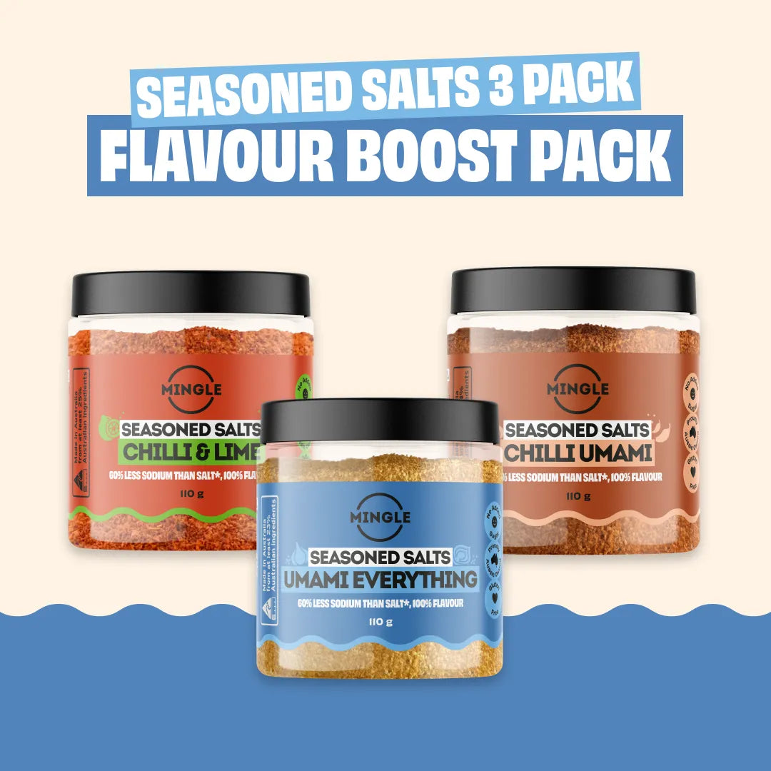 FLAVOUR BOOSTER SEASONED SALT - 3 PACK – Mingle